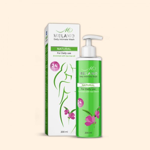 MeLANO Daily Intimate Wash NATURAL For Daily use Enriched with tea tree ...